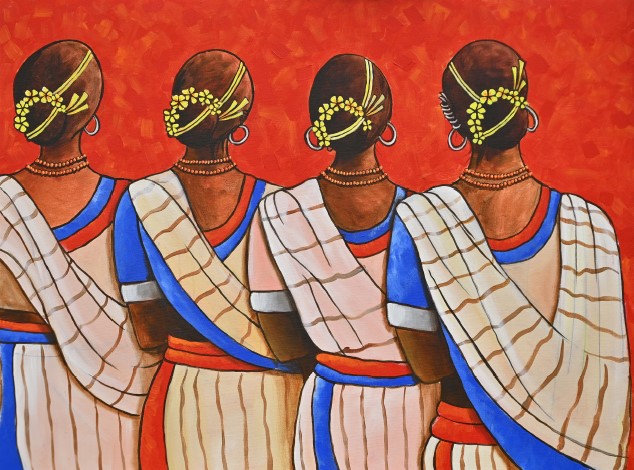 The Primeval Shades on Canvas by the Tribal Artists of Odisha